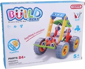 Malý Mechanik Junior nakladač / 84 dílků / 30 x 23 cm / od 5 let