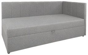 Válenda LAMBO 2, 90x200 cm Šedá I Panty vlevo