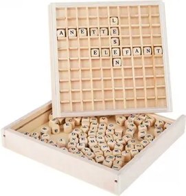 Small Foot Dřevěná hra Scrabble / od 6 let