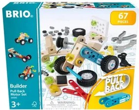 BRIO Stavebnice BUILDER pull-back systém / od 3 let