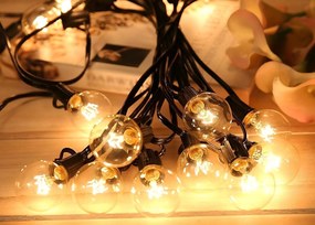 TRENDIE Zahradní světelná girlanda 36 LED teplá bílá 20m