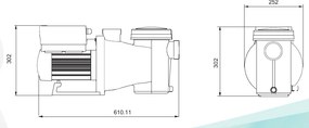Vagnerpool Invertorové bazénové čerpadlo iWP 22 Rapid X20 – Wi-Fi, 230 V
