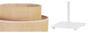 Stolní lampa Boho, 1x jutové stínítko, (výběr ze 2 barev konstrukce)