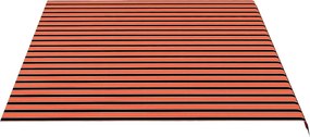 Náhradní plachta na markýzu oranžovo-hnědá 500 x 350 cm polyesterová 311962