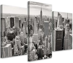 Gario Obraz na plátně Pohled na Manhattan - 3 dílný Rozměry: 60 x 40 cm