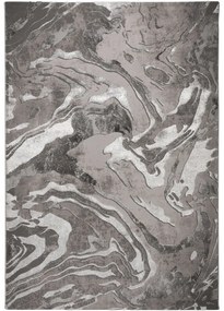 Flair Rugs koberce Kusový koberec Eris Marbled Silver - 160x230 cm