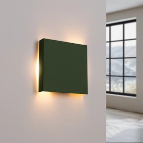 Sollux Lighting Nástěnné svítidlo VANTA olivově zelené