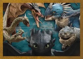 TREFL Puzzle Jak vycvičit draka: Dračí dny 4v1 / 35, 48, 54, 70 dílků
