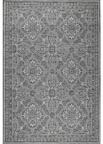 Kusový koberec Flat 21193-ivory/silver/taupe (Varianta: Kruh 120 cm průměr)