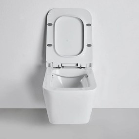 Aplomo Livorno White WC závěsné se sedátkem, rimless