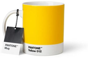 Žlutý keramický hrnek 375 ml Yellow 012 – Pantone