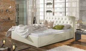 Milano postel 140x200 + kovový rošt/plynové písty/úložný prostor Materiál / Dekor: Soft 33