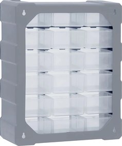 Organizér s 18 středně velkými zásuvkami 38 x 16 x 47 cm 149598