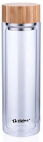 ALPINA Skleněná láhev termoska borosilikátové sklo 450 mlED-226751