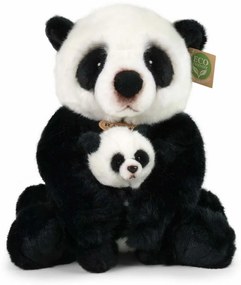 Rappa Plyšová panda s mládětem 27 cm ECO-FRIENDLY