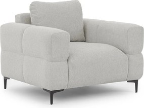 Světle šedé křeslo Helio – Ropez