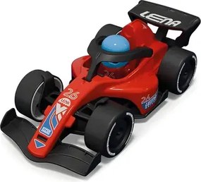 LENA Závodní vůz Formule červená / s figurkou / od 2 let