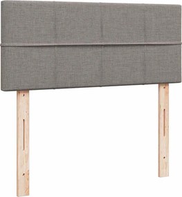 Box spring postel s matrací taupe 120x200 cm textil 3287427