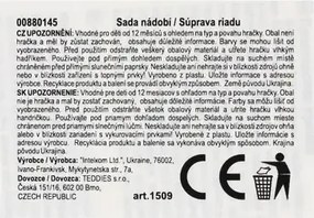 TEDDIES Sada nádobí na čaj / 13 dílů / Plast / od 12 měsíců