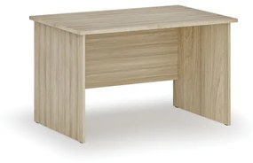 Kancelářský psací stůl rovný PRIMO WOOD, 1200 x 800 mm, dub přírodní