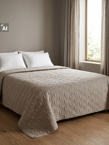 Sinsay - Prošívaný přehoz na postel - béžová