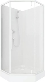 NIKIDO - S Sprchový box DIAMOND white 90x90x200