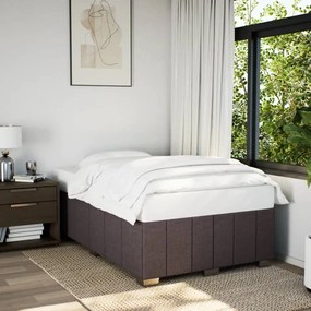 Rám postele bez matrací tmavě šedá 120x190 cm textil 3284821