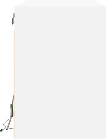 Nástěnná TV skříňka s LED bílá 180 x 31 x 45 cm 3307940