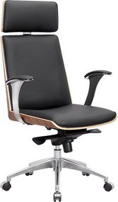 Designová kancelářská židle MOSH WUD Classic 133BL – černá