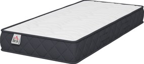 HOMCOM matrace 90x190 cm, jednolůžková matrace, paměťová pěna, výška 20 cm, certifikát OEKO-TEX, střední tuhost