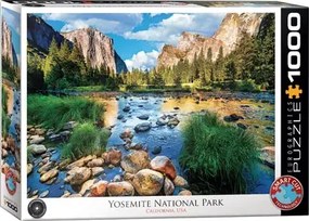 EUROGRAPHICS Puzzle Yosemitský národní park / 1000 dílků / 68 x 49 cm