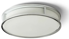 RENDL R13678 GRANDE LED přisazené svítidlo, koupelnová IP44 opálové sklo/chrom