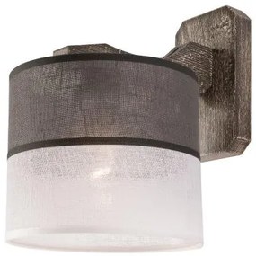 RUEL Nástěnné moderní osvětlení ARANAR, 1xE27, 60W, šedé KM 1.55/A