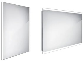 Nimco zrcadlo LED 600 x 800 Model 11000 hliníkový rám ZP 11002