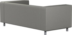 Potah na pohovku IKEA  Klippan 2-místná barva šedá látka pletený vzor