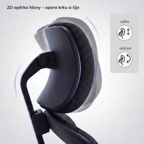 Ergonomická kancelářská židle černá AXIS