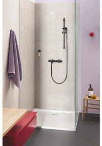 GROHE Precision Start - Termostatická sprchová baterie nástěnná, černá matná 345942430