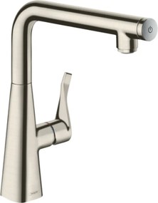 Hansgrohe Metris Select, páková dřezová baterie 260, vzhled nerezový 14847800