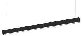 Lineární závěsné svítidlo ze dřeva Square Dekor: Černá, Délka: 1640 mm, Teplota chromatičnosti / Stmívání: TW 2700-6500 Kelvinů / Stmívatelné DALI