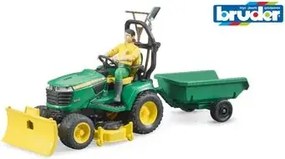 Bruder 62104 Traktor John Deere s přívěsem a zahradníkem / od 4 let