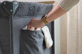 Kidnort Grotta Cestovní postýlka světle šedá
