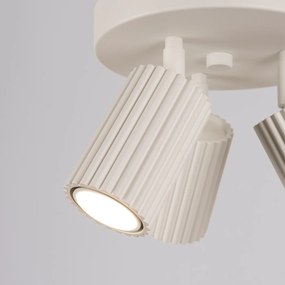 Sollux Lighting Stropní svítidlo KARBON 3P béžové barvy
