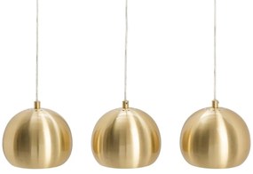 Designová závěsná lampa Giovani 3 zlatá