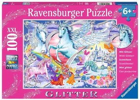Ravensburger třpytivé puzzle koňské snění xxl 100 dílků