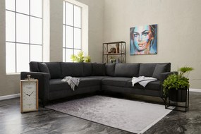 Hanah Home Rohová pohovka BERLIN antracitová 258 cm