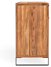 Massive home | Příborník z masivu Wild 160 cm - světlý akát