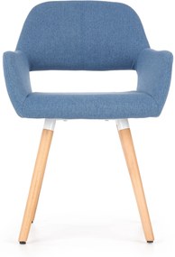 Jídelní židle K283, modrá