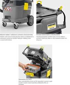 Kärcher profi Kärcher NT 30/1 Tact L – Vysavač mokro-suchý s oklepem, nádoba 30 l, 230 V, 1380 W (1.148-201.0) – Záruka 3 roky