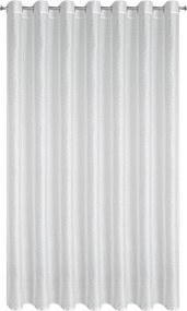 ZÁCLONA NA KROUŽCÍCH SIBEL 300 CM X 250 CM CM BÍLÁ