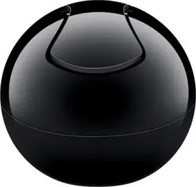 Spirella BOWL mini výklopný odpadkový koš 1 L komplet černý / plast